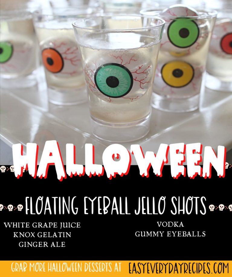 Floating Eyeball Jello Shots | Easy Everyday Recipes