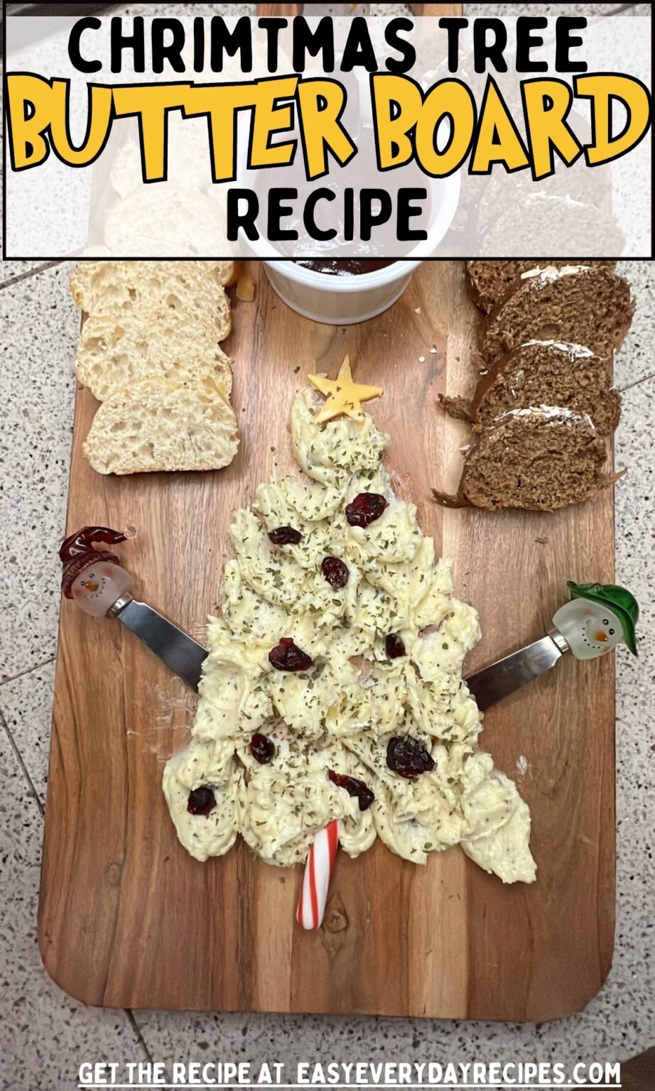 Christmas Tree Butter Board | Easy Everyday Recipes