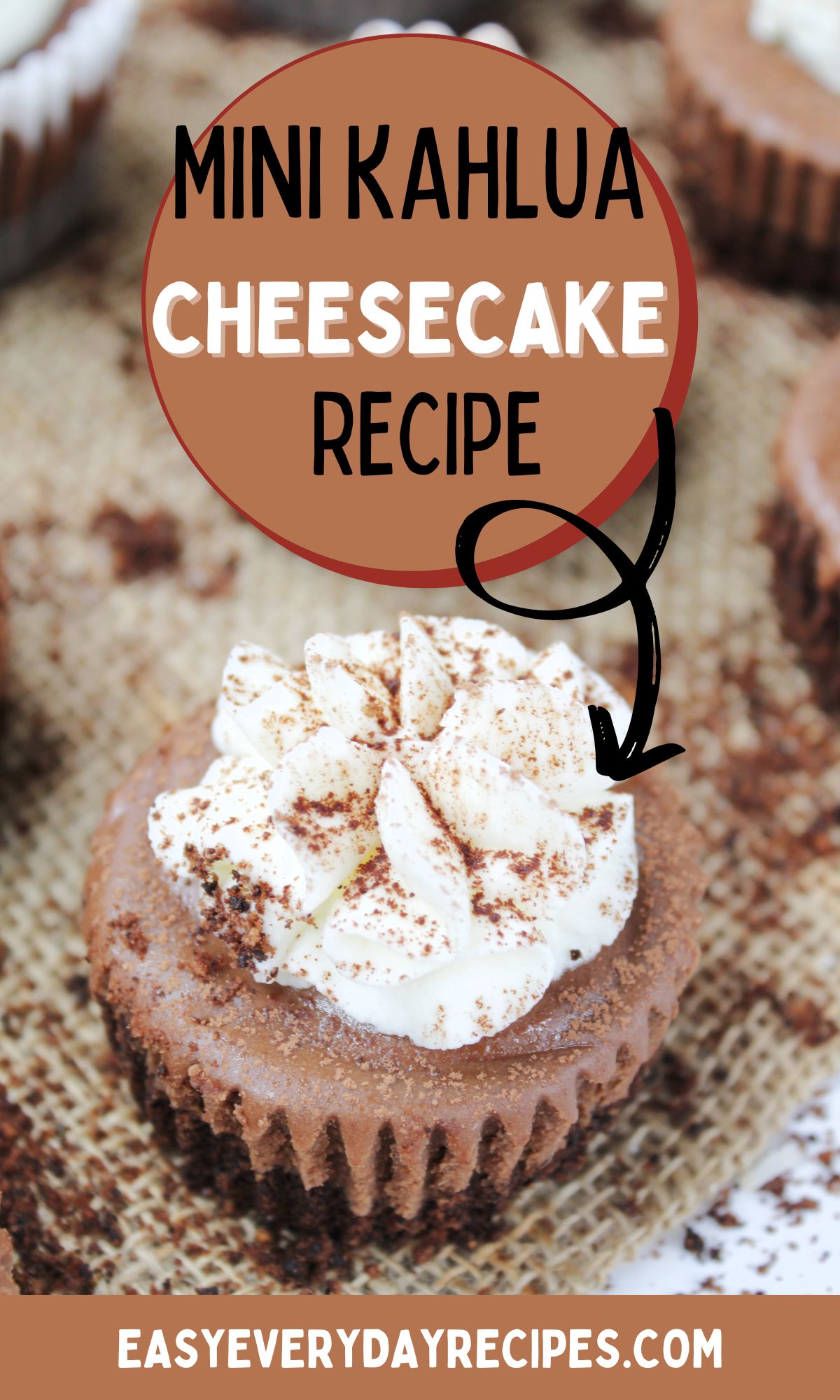 Mini Kahlua Cheesecake Recipe | Easy Everyday Recipes