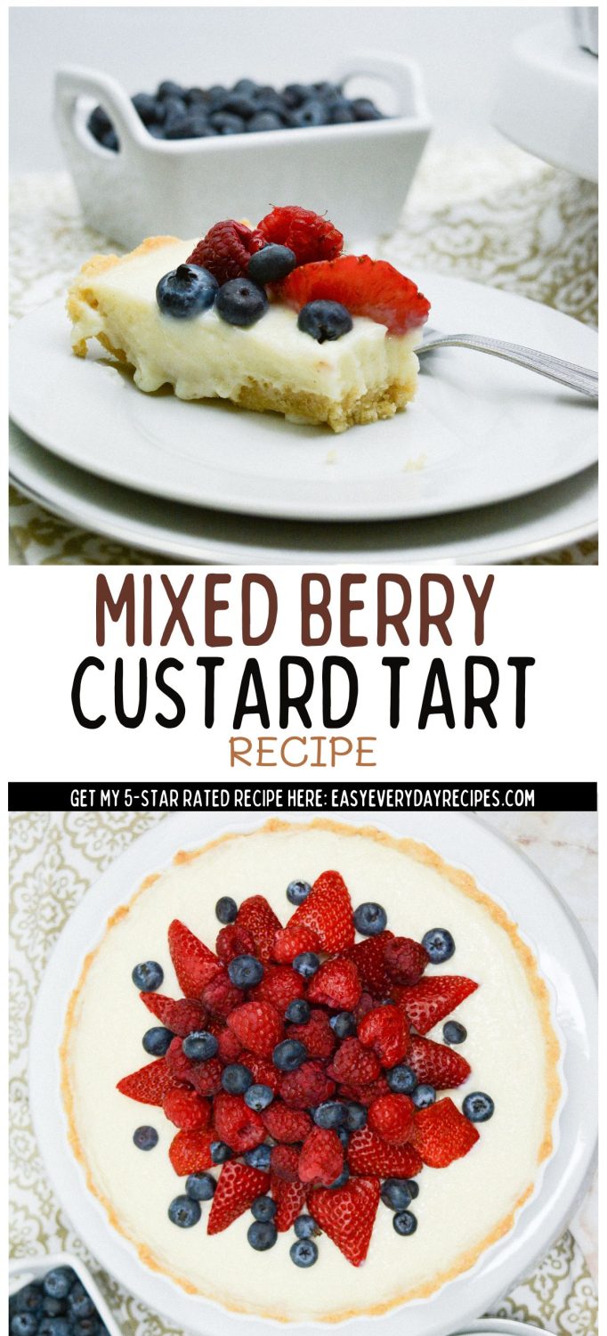 Mixed Berry Tart With Custard Recipe