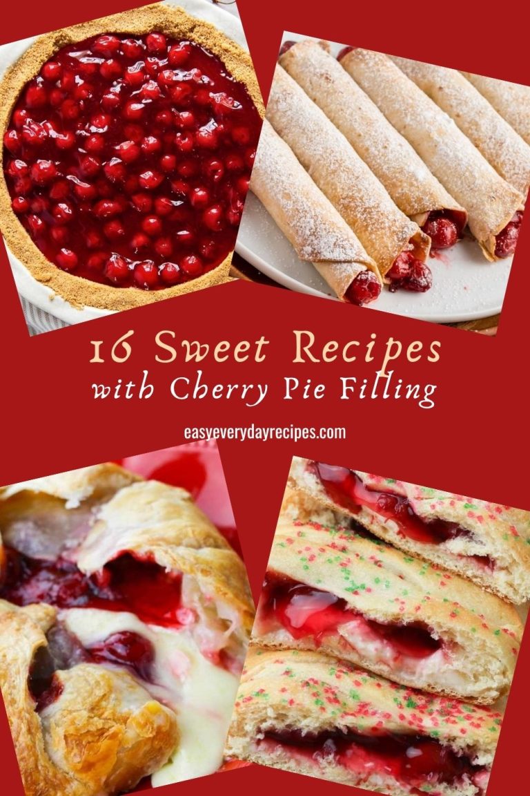 16 Simple And Sweet Recipes Using Cherry Pie Filling | Easy Everyday ...